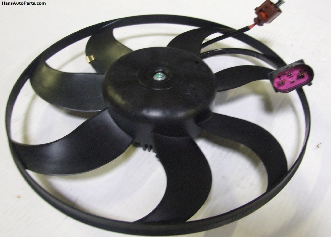1K0959455P $116 OEM VW 360MM 2W Left Radiator Fan Jetta BRM Golf Passat ...