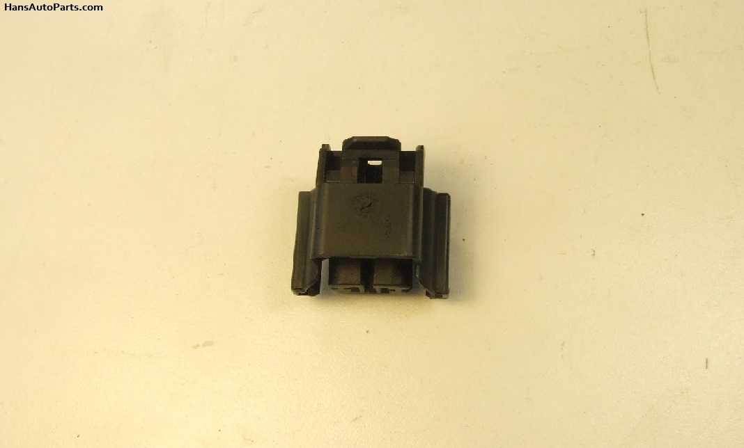 3D0941165A $18 OEM VW 2 Pin Black Female Connector Beetle Golf Jetta
