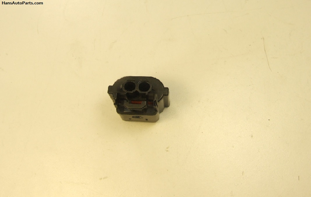 3D0941165A $18 OEM VW 2 Pin Black Female Connector Beetle Golf Jetta