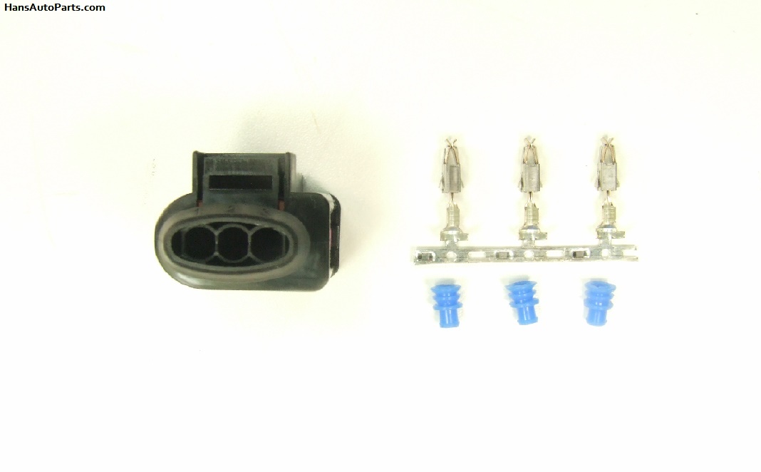 4D0971993 3 Pin Violet Electrical Connector 03-16 Beetle Golf Jetta