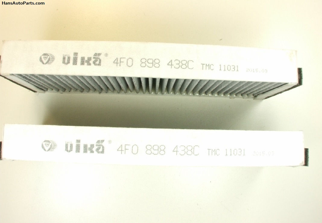 4F0898438A $7 Audi Air Filter Set of 2 A6/S6/Quattro R8