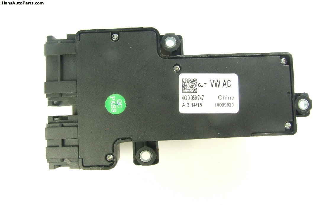 4G0959747A $49 Audi Seat Adjustment Switch A6/S6 A7 RS7