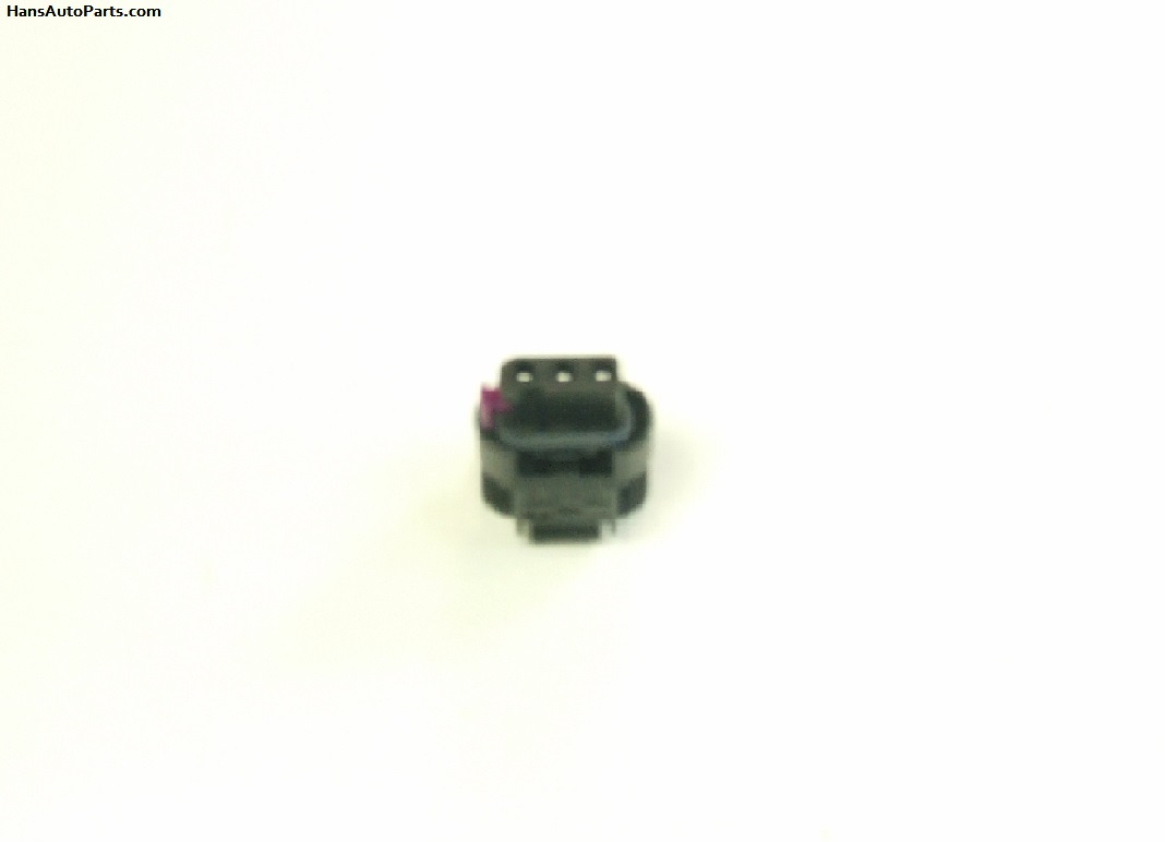 4H0973703 $5 OEM VW 3 Pin Black Female Connector Beetle Golf Jetta