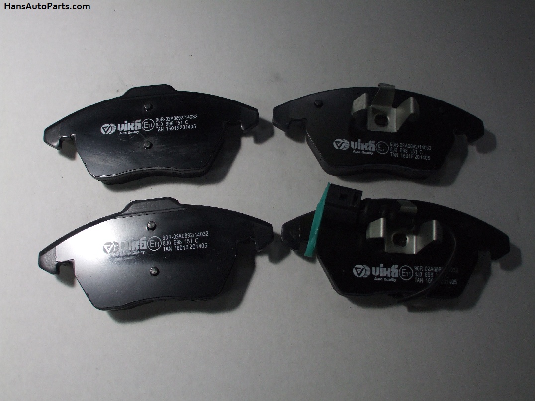 8J0698151C $45 Audi Front Brake Pads TT