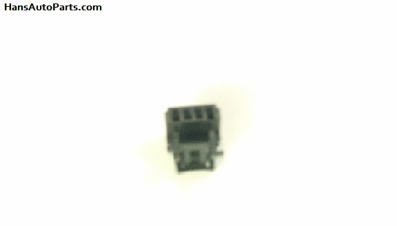8K0973754 $3 OEM VW 4 Pin Black Female Connector Beetle Golf Jetta