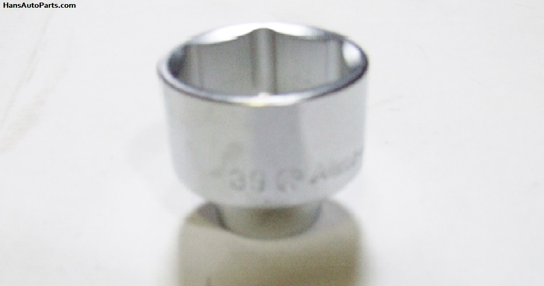 ROT111976ZZJ $10 1/2" Drive 39mm 6 Point Socket.