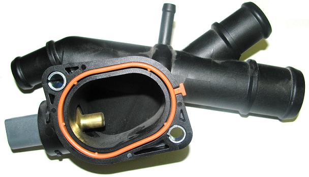 03L121132Q Coolant flange 09-16 Beetle Golf Jetta Passat Audi A3