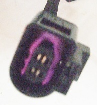 4D0971992A $7 OEM VW Audi 2 Pin Black/Blue Electrical Connector Eos ...