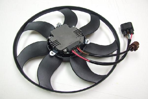 1K0959455P $99 VW 360MM 2W Left Radiator Fan Jetta BRM Golf Passat TDI 2.0T