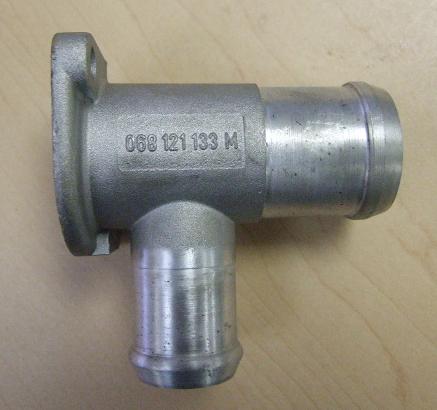 068121133M $5 VW Cylinder Head Coolant Flange Cabrio Dasher Golf Jetta ...